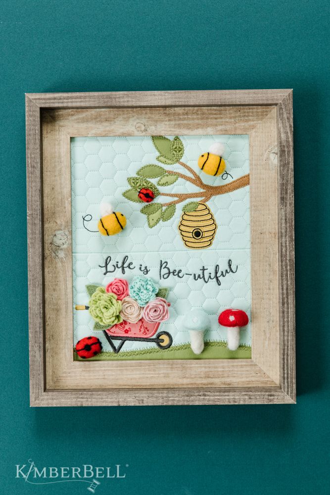 How to Create Kimberbell Felt Flowers on Your Embroidery Machine